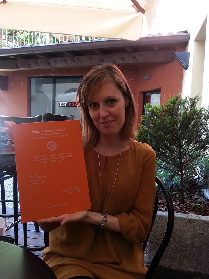 LAUREA - Margherita con la tesi sull'Istituto d'Arte e Mario Ronchetti ...